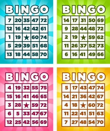 Bingo card Royalty Free Vector Image - VectorStock