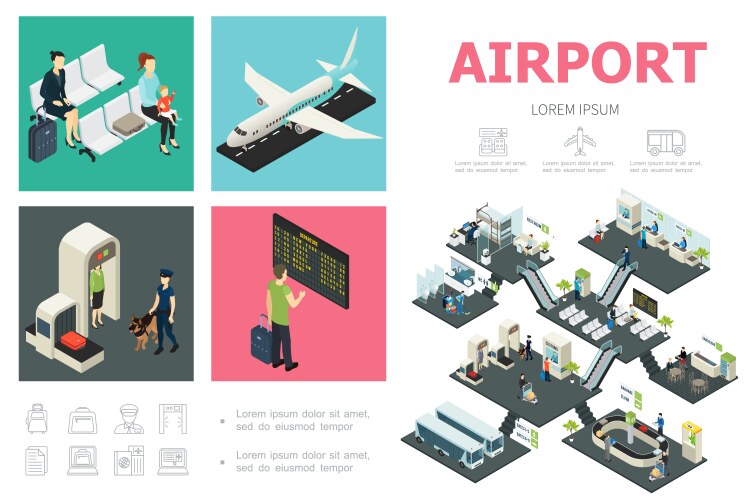 Airport Royalty Free Vector Image - VectorStock