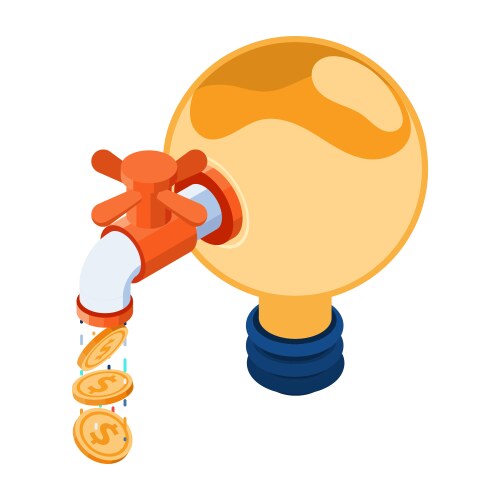 Faucet Light Bulb Vector Images (over 630)