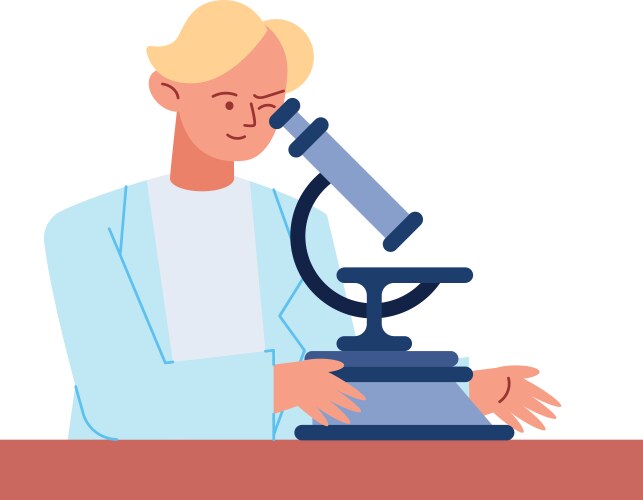 Man Microscope Vector Images (over 6,400)