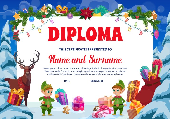 Kindergarten Certificate Border Vector Images (over 1,200)