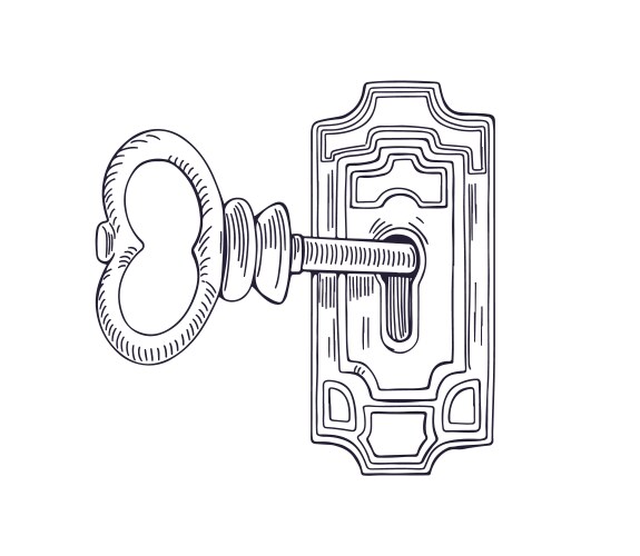 Key Hole Sketch Vector Images (95)