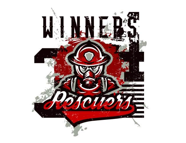 On the theme of fire rescue Royalty Free Vector Image