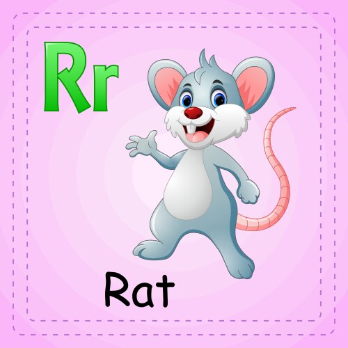 Animals alphabet letter Royalty Free Vector Image