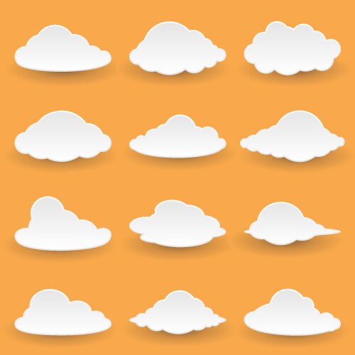 Clouds Royalty Free Vector Image - VectorStock