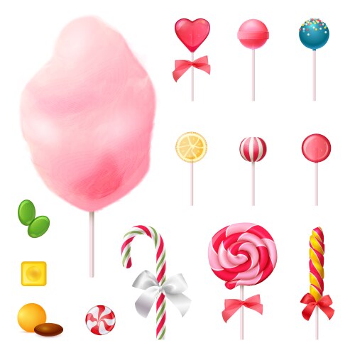 Different sweets Royalty Free Vector Image - VectorStock