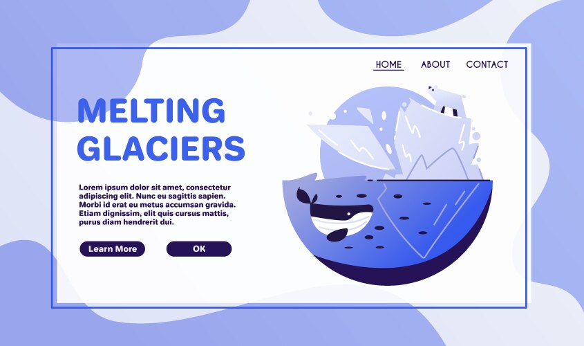 Global warming concept cartoon Royalty Free Vector Image