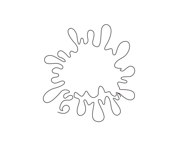 Paint Splat Outline Vector Images (over 990)