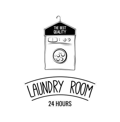 Label design set for laundry detergent product Vector Image
