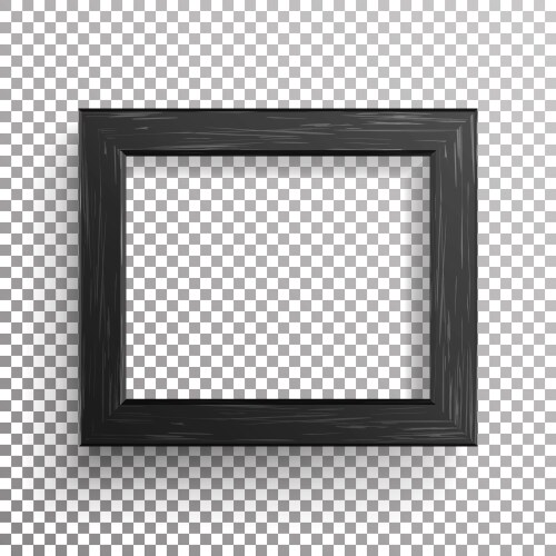Realistic picture frame Royalty Free Vector Image