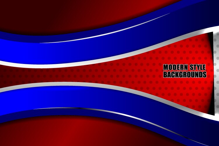 Abstract background red blue Royalty Free Vector Image