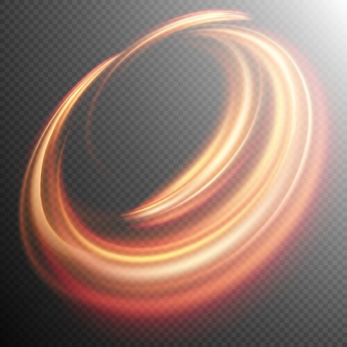 Realistic smoke ring isolated Royalty Free Vector Image