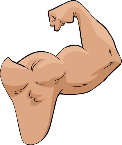 Muscle man cartoon Vector Images & Graphics for Commercial Use ...