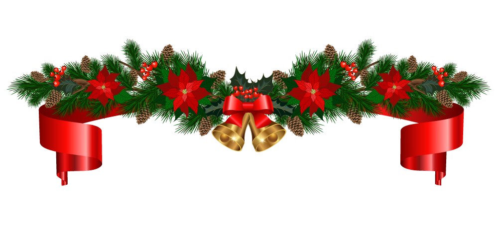 Winter holiday garland Royalty Free Vector Image