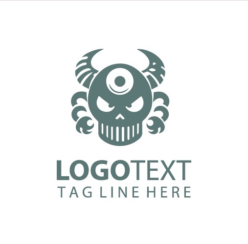 Monster logo Royalty Free Vector Image - VectorStock