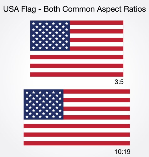 Us flag Royalty Free Vector Image - VectorStock