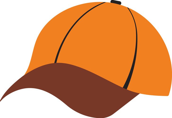 Yellow baseball cap icon Royalty Free Vector Image