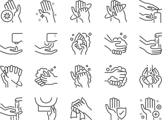 Chemistry lab icon set Royalty Free Vector Image