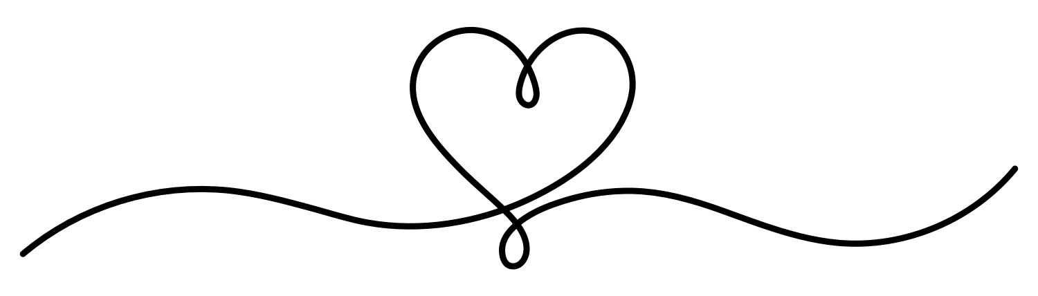 Heart love outline single line drawing Royalty Free Vector