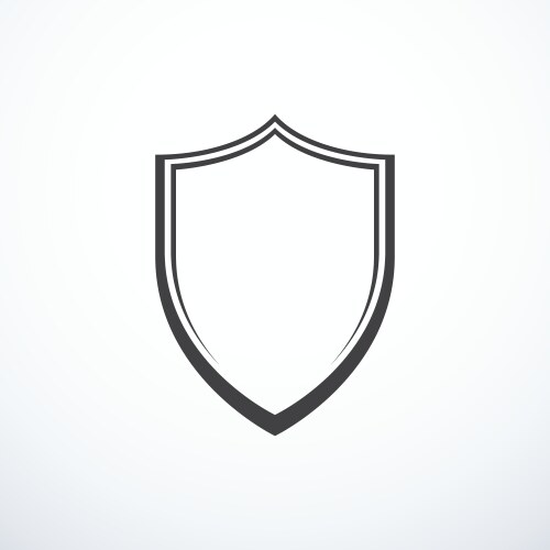 Protection shield icon Royalty Free Vector Image