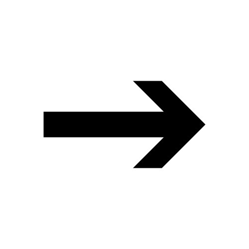 Black arrow fast speed sign Royalty Free Vector Image