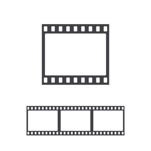 Photo and video film Royalty Free Vector Image