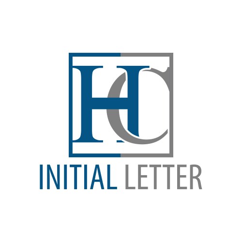 Letters ri or ir logo monogram style Royalty Free Vector