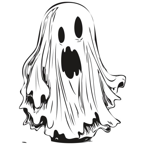 Black and White Ghost Vector Images (over 73,000)