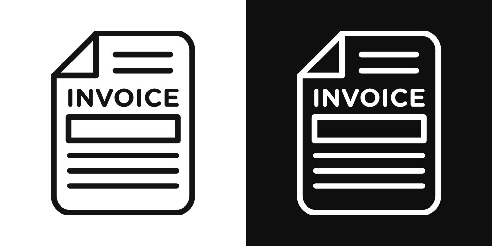 File invoice icon Royalty Free Vector Image - VectorStock