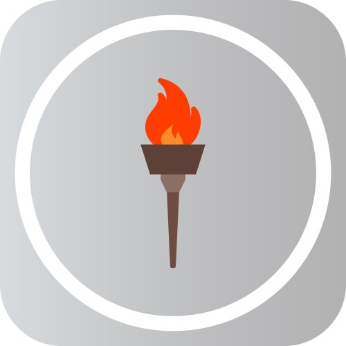 Olympic fire icon Royalty Free Vector Image - VectorStock