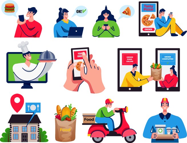 Food Delivery Vector Images (over 100,000)