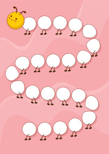 Handwriting practice basic writing skills early Vector Image