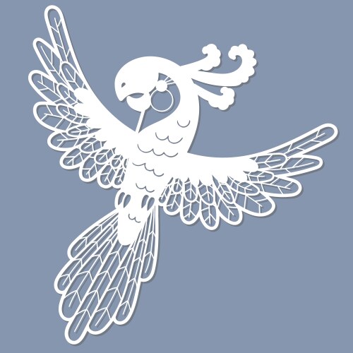 Parrot Silhouette Vector Images (over 6,400)