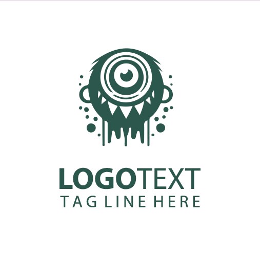 Monster logo Royalty Free Vector Image - VectorStock