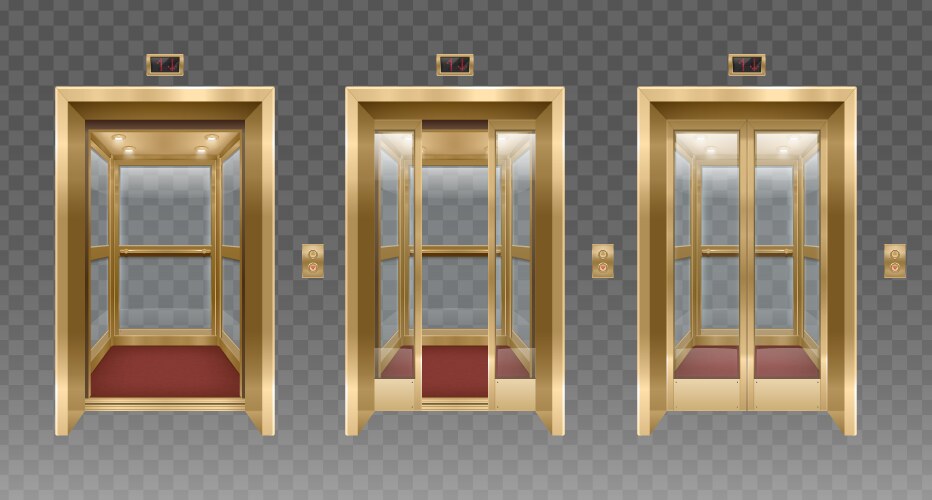 Elevator door Royalty Free Vector Image - VectorStock