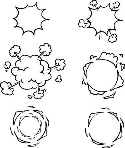 Animation Smoke Frame Vector Images (over 550)