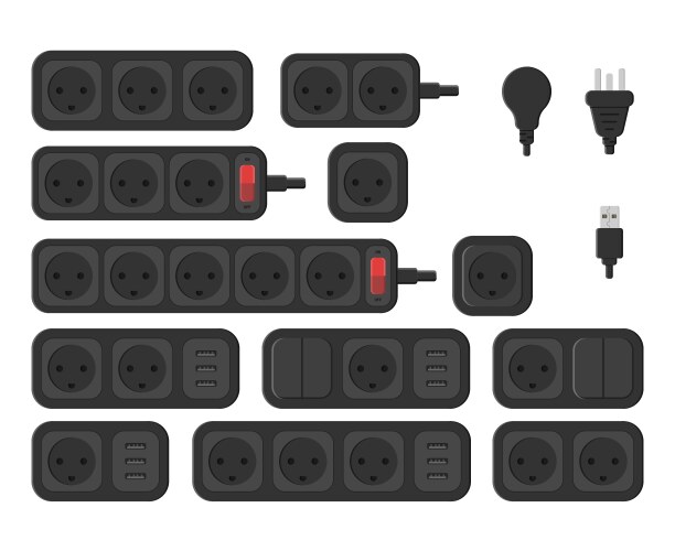 Electrical Plug Type Types Vector Images (over 1,900)