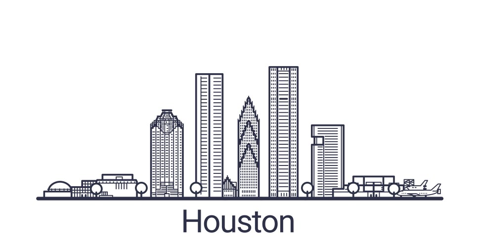 Houston Royalty Free Vector Image - VectorStock