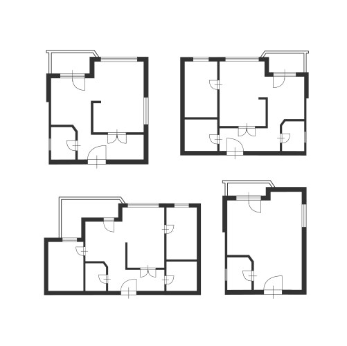 Furniture Plan View Vector Images (over 4,200)