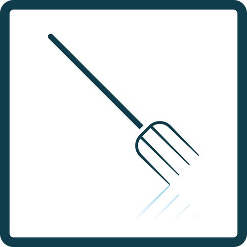 Hell fire pitchfork logo icon download Royalty Free Vector