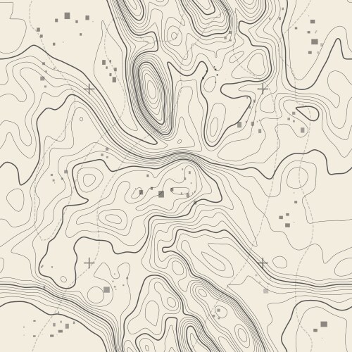 Sea map seamless pattern linear nautical Vector Image