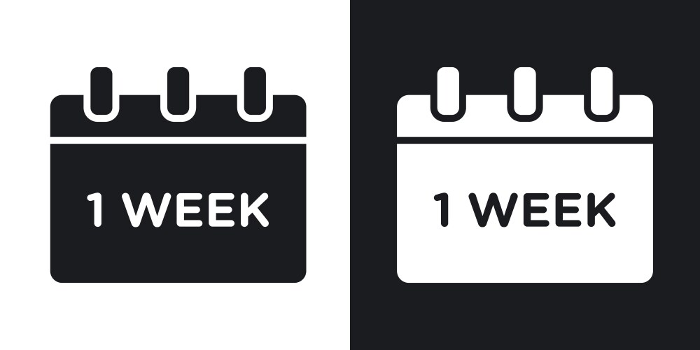 Calendar heart icon set in solid style Royalty Free Vector