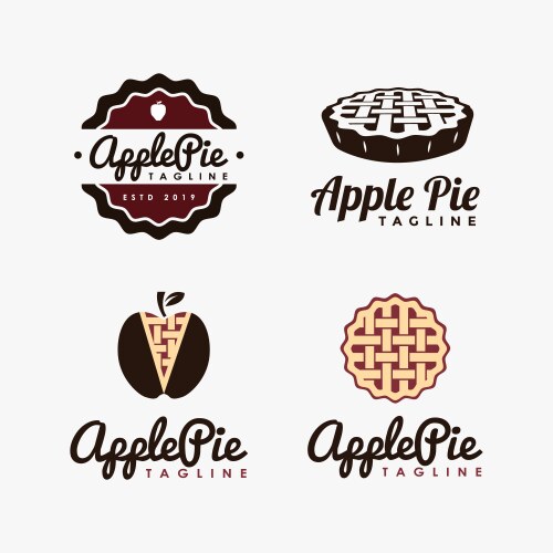 Apple Pie Logo Apple Pie Logo Vector Art, Icons, And Graphics For Free