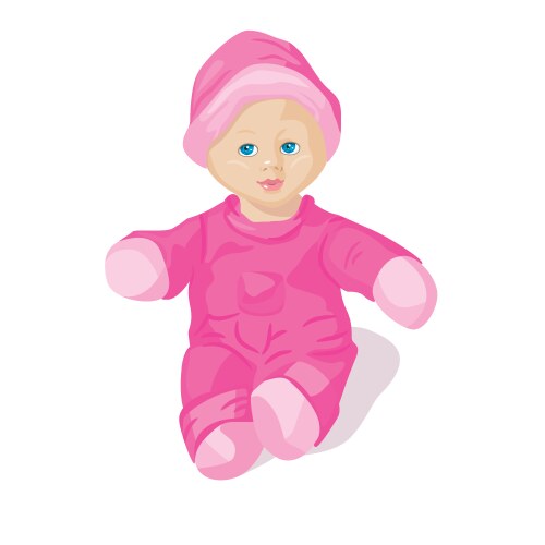 Dolls Royalty Free Vector Image - VectorStock