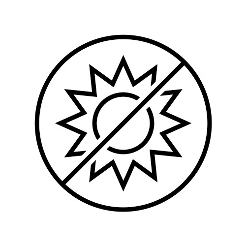 Black sun Royalty Free Vector Image - VectorStock