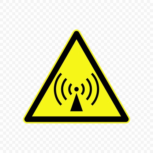 Risk of drowning warning sign icon set caution Vector Image