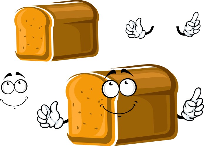 Loaf of Bread Cartoon Vector Images (over 6,500)