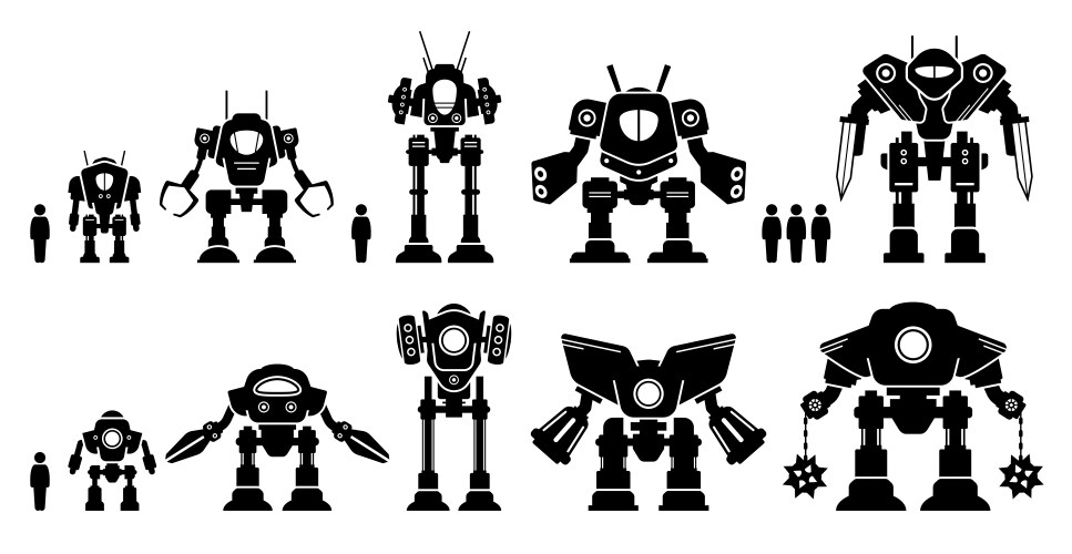 Mecha Vector Images (over 1,600)