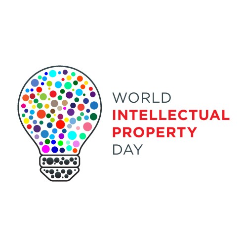 Intellectual property concept icon Royalty Free Vector Image
