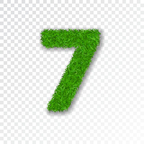 Number 7 Vector Images (over 19,000)